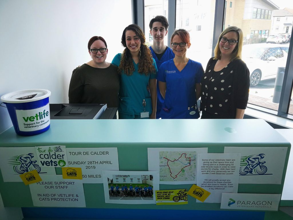 Harnessing pedal power for charity at Calder Vets | Calder Vets